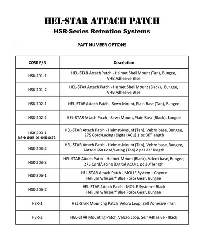 HEL-STAR Attach Patch – Third Coast Thermal